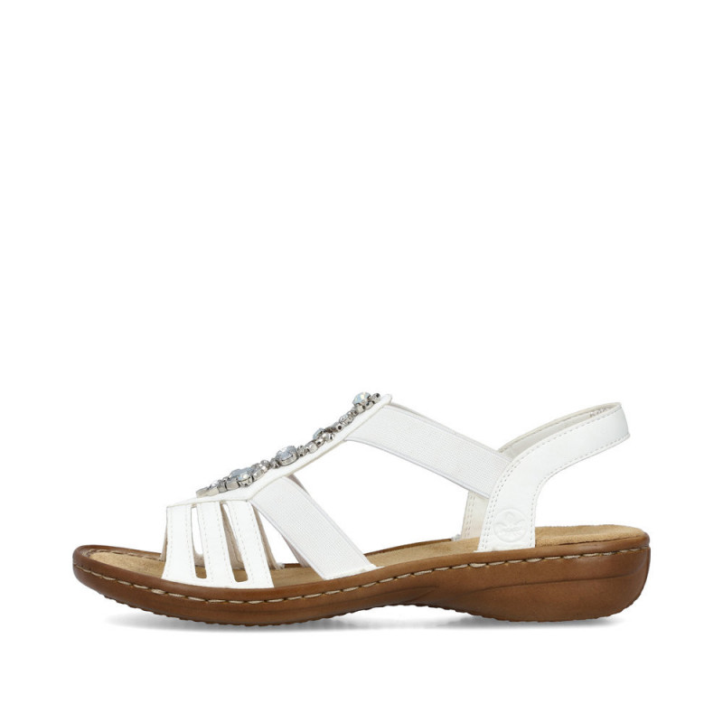 Rieker 60839-80 - Rieker Sandalen Weiss