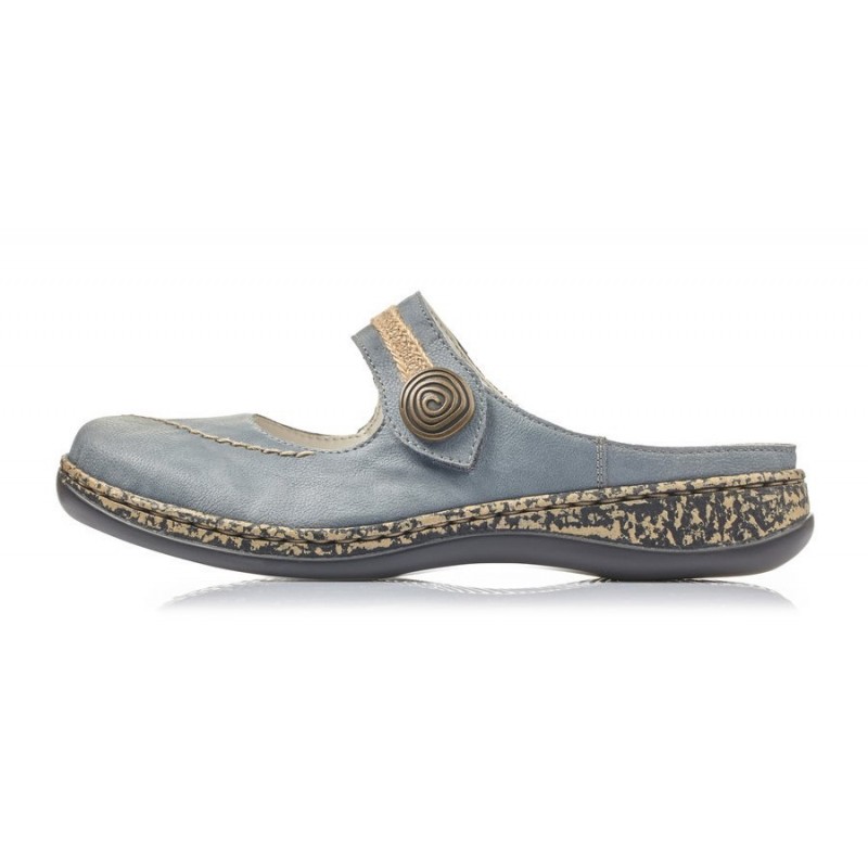 Rieker 46391-14 - Rieker Clogs Blau